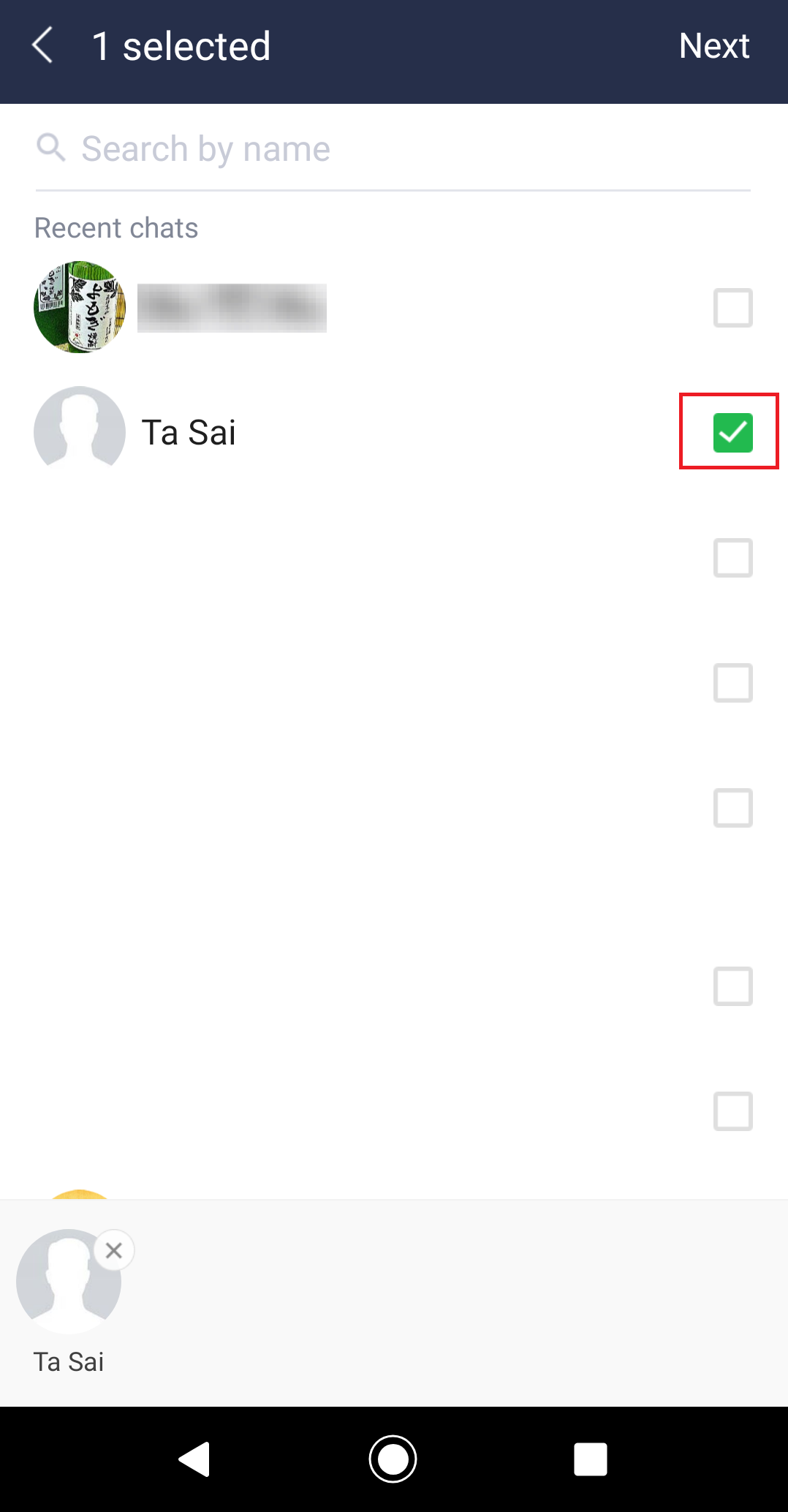 LINE - Create a group